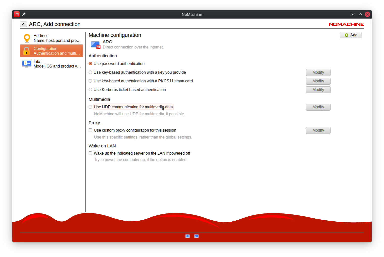 Configuring NoMachine client access — ARC User Guide documentation
